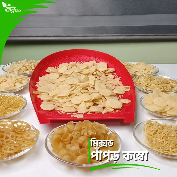 মিক্সড পাঁপড় কম্বো | Mixed Chips Combo - Binni Food